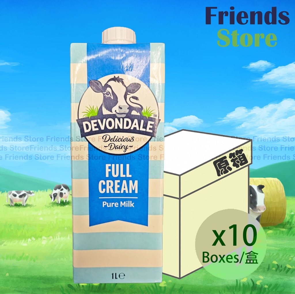 DEVONDALE - [Full Case] UHT Full Cream Milk (1L x 10) | Friends Store