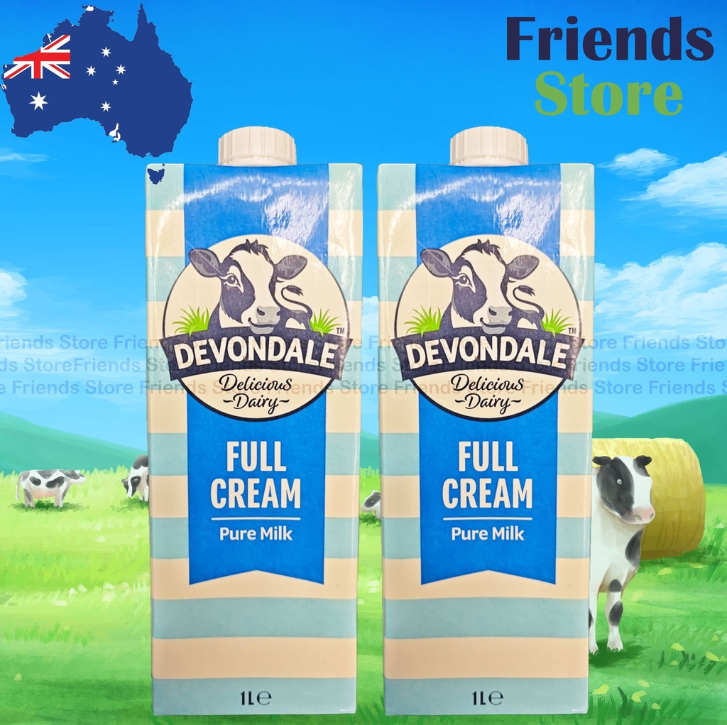 DEVONDALE - UHT Full Cream Milk (1L x 2) | Friends Store