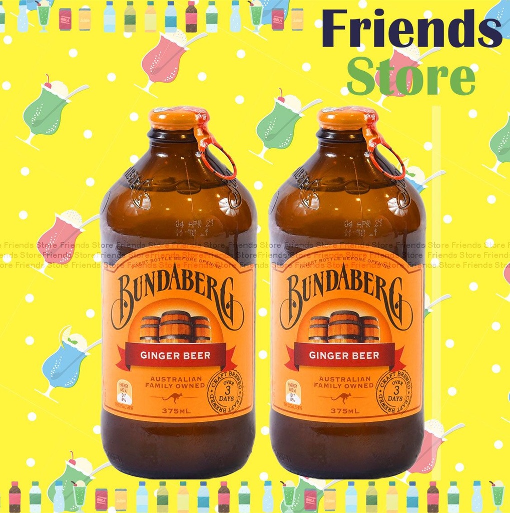 BUNDABERG - Australia Ginger Beer (375ml X 2) | Friends Store